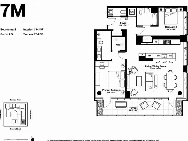 202 Broome Street, Unit 7M