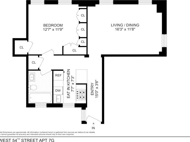 205 West 54th Street, Unit 7G | Compass