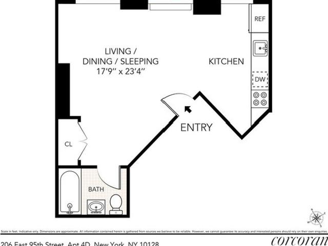 206 E 95th St Apt 4D, New York, NY 10128