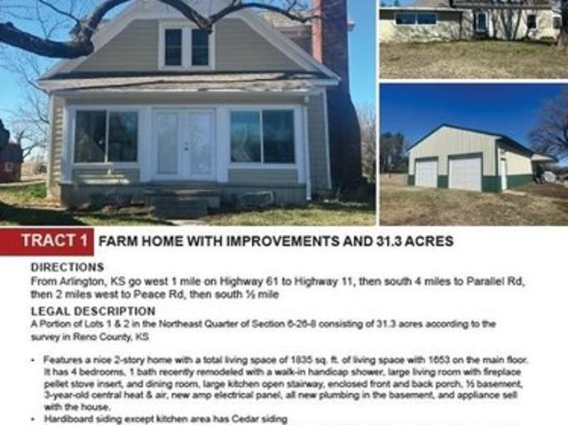 20801 S Peace Rd, Arlington, KS 67514