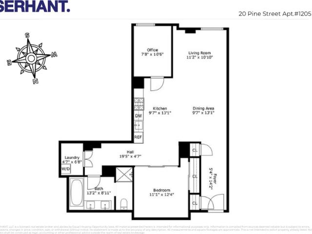 20 Pine Street, Unit 1205 | Compass