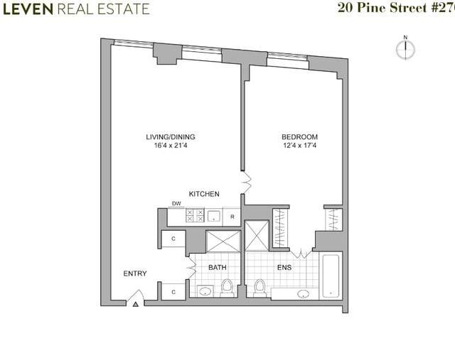 20 Pine Street, Unit 2706
