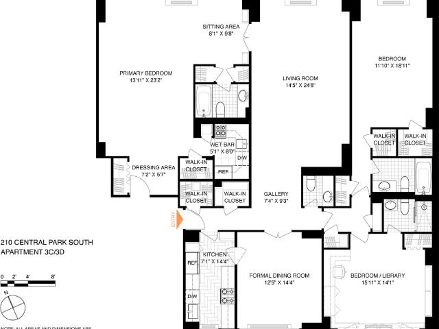 210 Central Park South, Unit 3CD