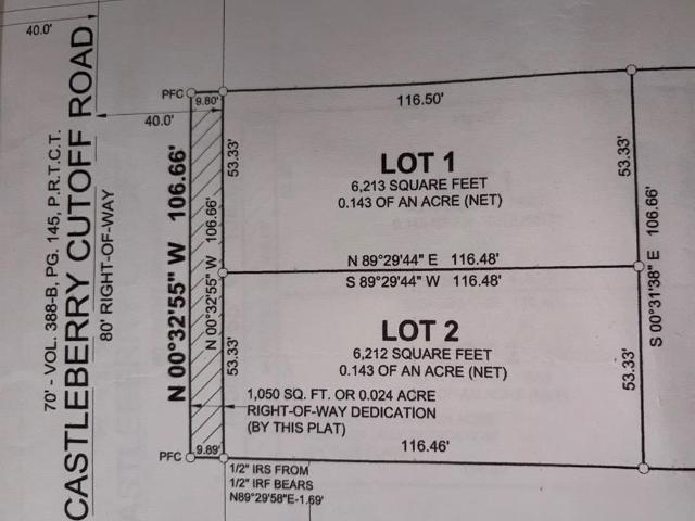 2116 Castleberry Cut off