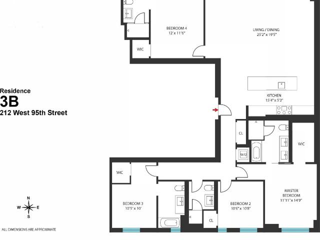 212 West 95th Street, Unit 3B | Compass