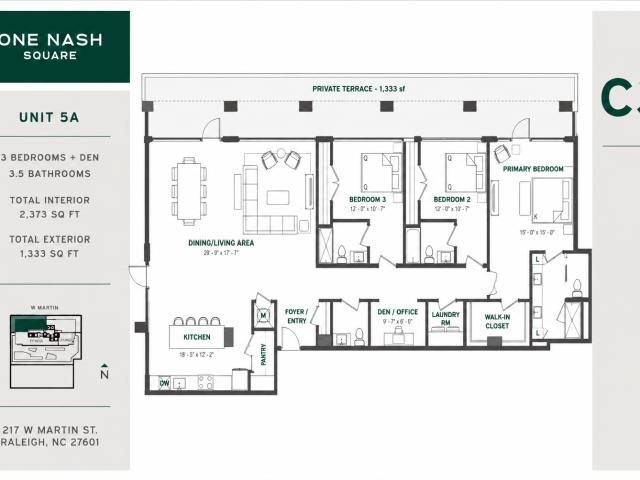 217 W Martin St, Unit 5A, Raleigh, NC 27601 | MLS #10134