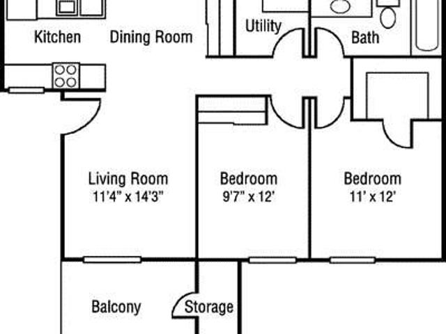 $2185 / 2br 808ft² Two Bedrooms, One Bathroom, No Headaches!