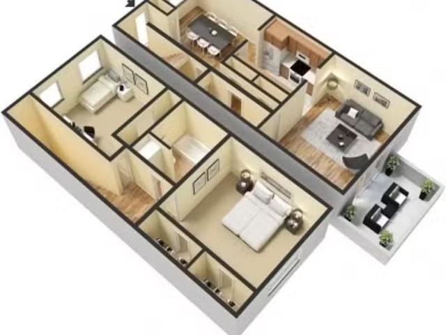 2/1.5 Townhome Kislev Golden Gate Two Months Free Rent!