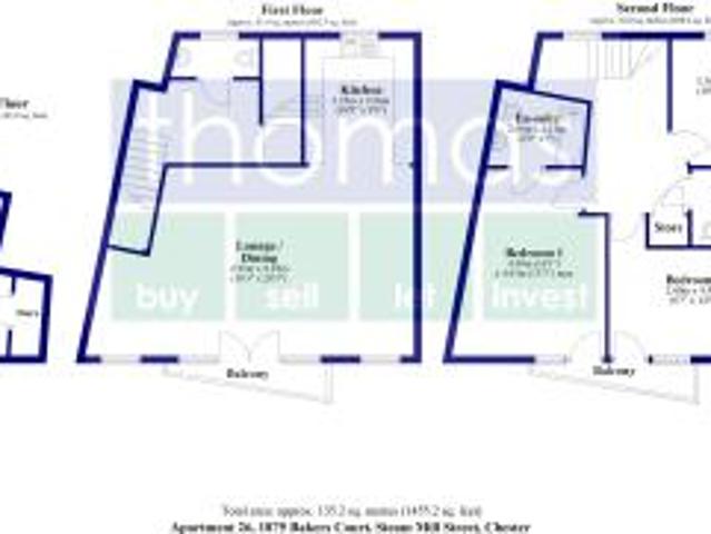 21 bedroom apartment for sale in 3 x 3 beds + 6 x 2 bed FREEHOLD tenanted city centre apartments, CH3