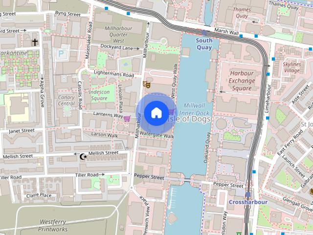 220 41 Millharbour, South Quay, Cross Harbour, Canary Wharf, London, E14 9ND
