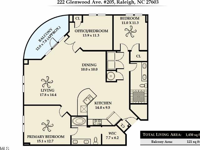 222 Glenwood Ave, Unit 205, Raleigh, NC 27603 | MLS #10154 | Compass