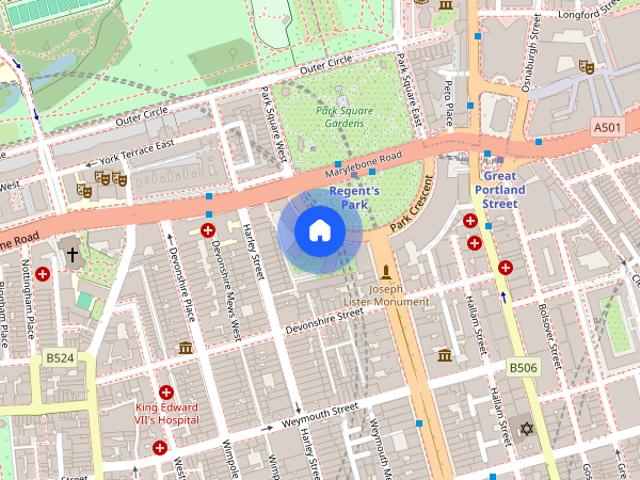 22 Park Crescent, LONDON, W1B