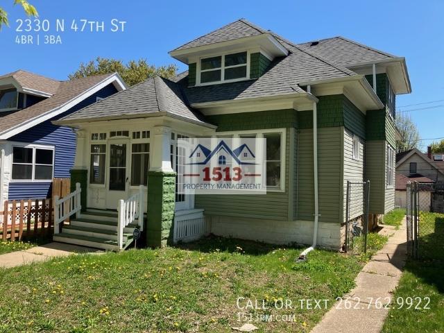 2330 N 47th St, 4 beds, 2 full and 1 half baths
