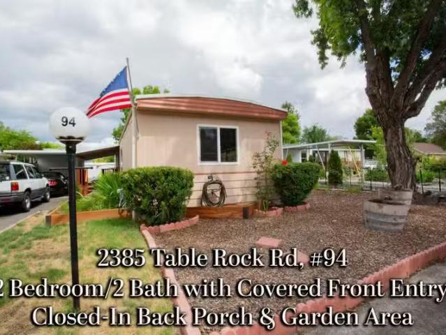 2385 TABLE ROCK RD SPC 94, MEDFORD, OR 97501 Mobile Home For S.