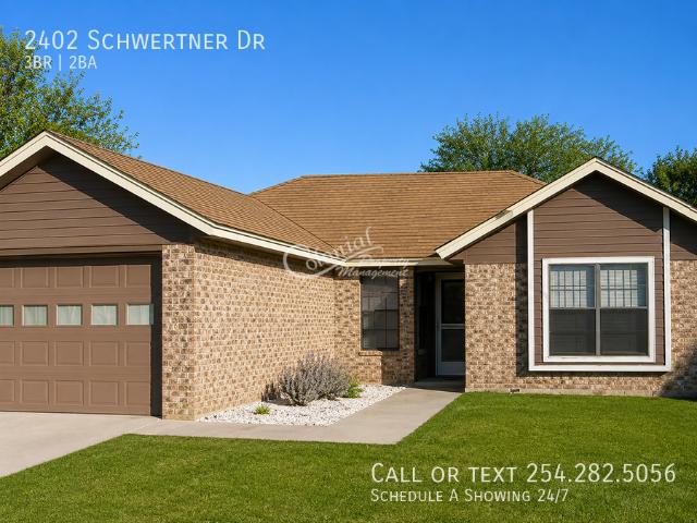 2402 Schwertner Dr, 3 beds, 2 full baths