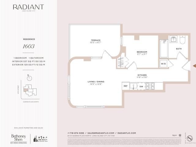 24 01 Queens Plaza North, Unit 1603 | Compass