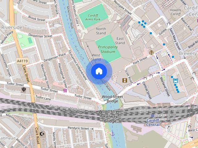 2502 Ty Ambr Y Rhodfa Ganolog, Cardiff City, CF10