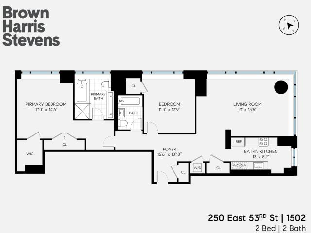 250 East 53rd Street, Unit 1502 | Compass