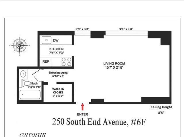 250 South End Avenue, Unit 6F | Compass