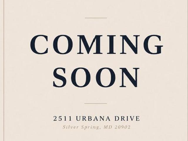 2511 Urbana Dr, Silver Spring, MD 20906
