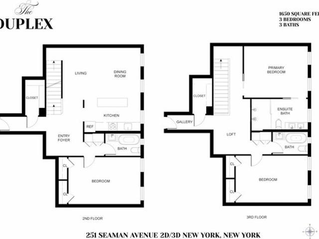 251 Seaman Ave # 2D & 3D, New York, NY 10034