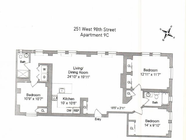 251 West 98th Street, Unit 9C | Compass