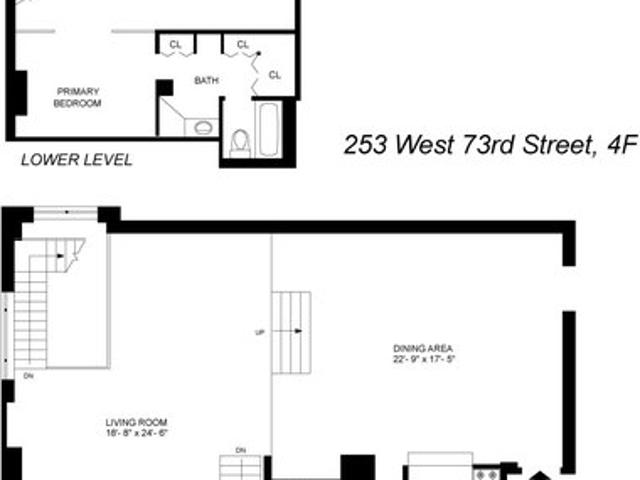 253 W 73rd St # 4, New York, NY 10023