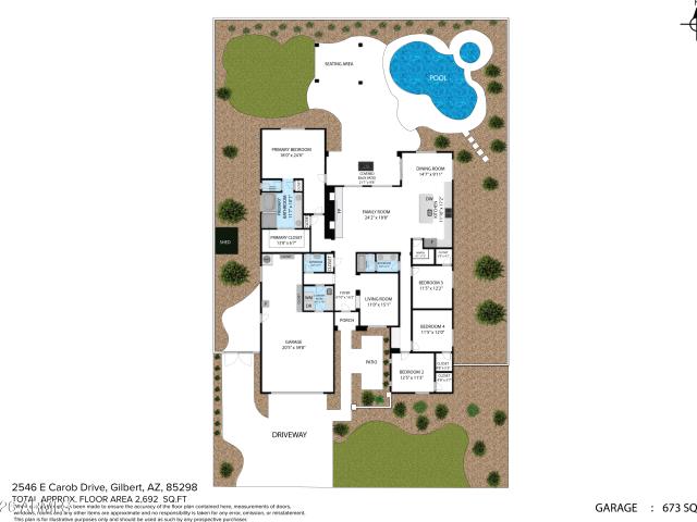 2546 E Carob Dr, Gilbert, AZ 85298 | MLS #7014
