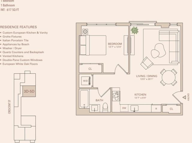 25 23 Newtown Avenue, Unit 3D | Compass