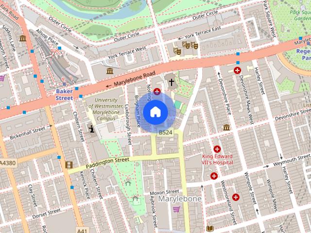 26 Nottingham Place, Marylebone, London, W1U