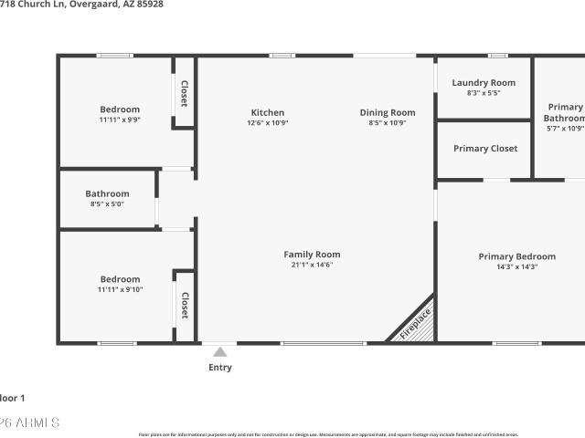 2718 Church Ln, Overgaard, AZ 85933 | MLS #6989