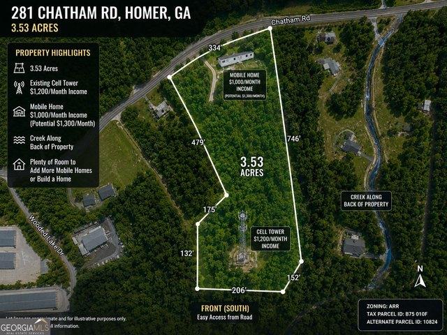 281 Chatham Rd, Homer, GA 30547