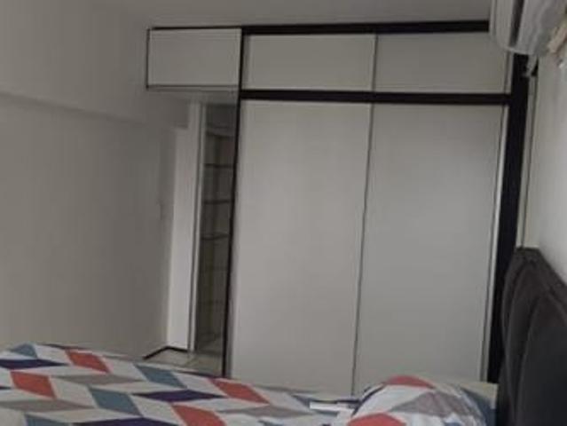 2 opções de quarto em apartamento mobiliado