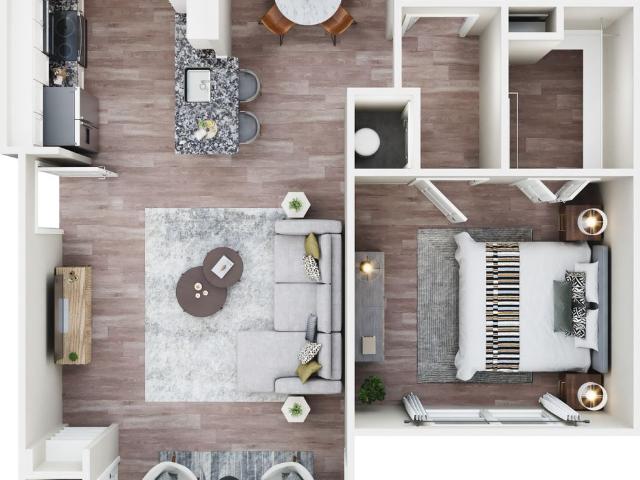 2 BD/2 BA Fully Furnished, Brand New Luxury Apartments, W/D Connections, Granite Countertops