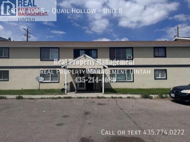 MOVE IN SPECIAL! $300 OFF YOUR FIRST MONTH'S RENT WHEN YOU SIGN A 12 MONTH LEASE! 2 Bed 1 Bath Apartment Central Location in Vernal