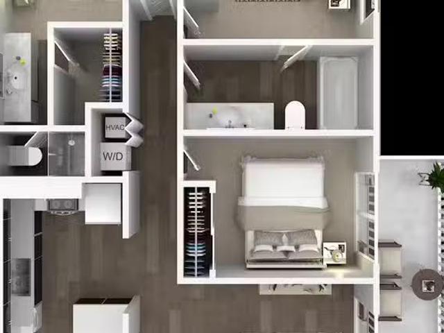2 Bed 2 Bath