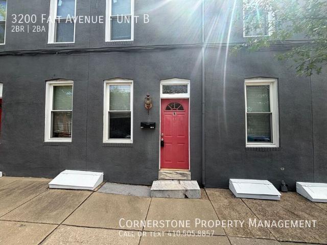 2 Bed 2 Bath | $1900 | 3200 Fait Ave Baltimore MD 21224 Unit B