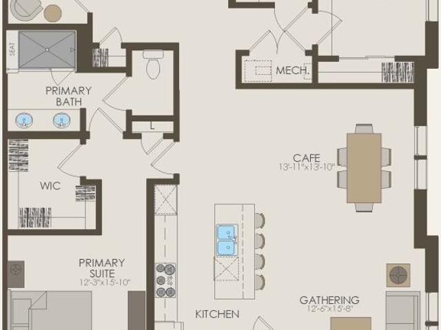 2 Bed, 2 Bath New Home plan in Vienna, VA