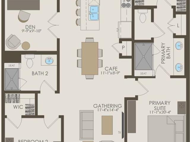 2 Bed, 2 Bath New Home plan in Vienna, VA