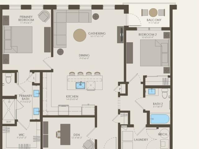 2 Bed, 2 Bath New Home plan in Fairfax, VA
