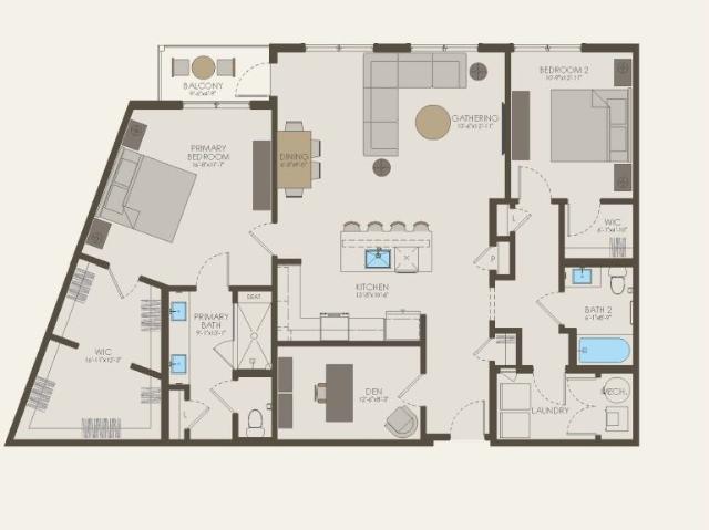 2 Bed, 2 Bath New Home plan in Fairfax, VA