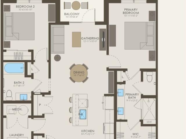 2 Bed, 2 Bath New Home plan in Fairfax, VA
