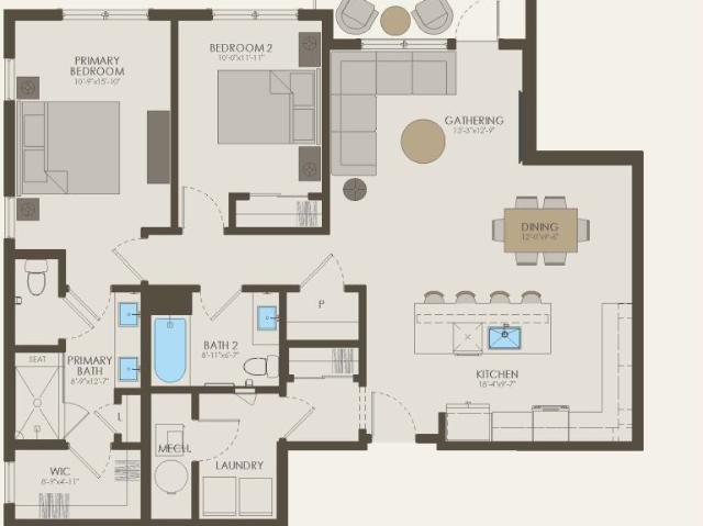 2 Bed, 2 Bath New Home plan in Fairfax, VA