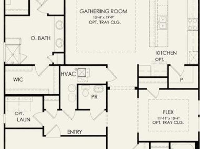 2 Bed, 2 Bath New Home plan in Greenwood, IN