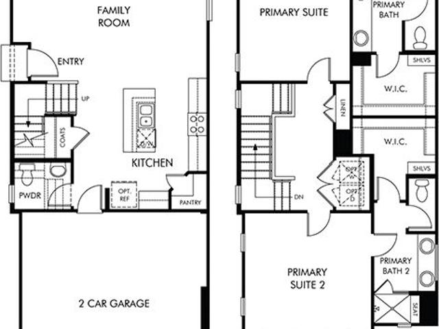 2 Bed, 2 Bath New Home plan in Houston, TX