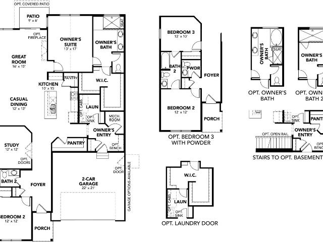 2 Bed, 2 Bath New Home plan in Johnstown, CO
