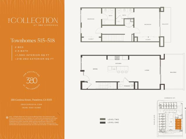 2 Bed, 2 Bath New Home plan in Pasadena, CA