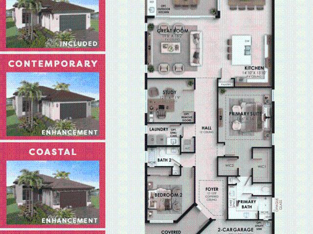 2 Bed, 2 Bath New Home plan in Port Saint Lucie, FL
