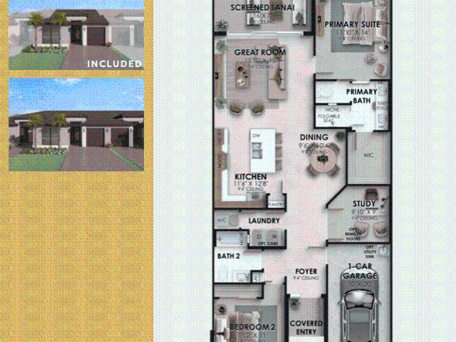 2 Bed, 2 Bath New Home plan in Port Saint Lucie, FL