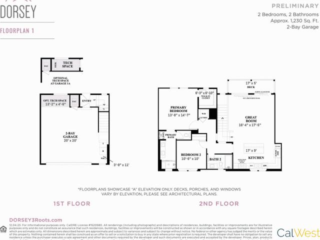 2 Bed, 2 Bath New Home plan in San Diego, CA